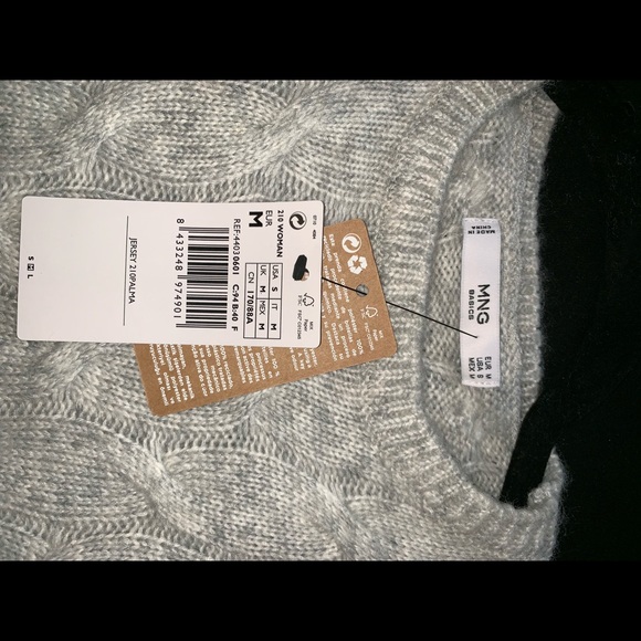 Mango | Tops | Mango Gray Sweater Nwt | Poshmark